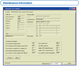Supports for simple maintenance | Product information Major functions ...